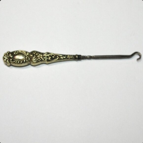 Accessories | Victorian Style Button Hook Silver Colored Ladies ...